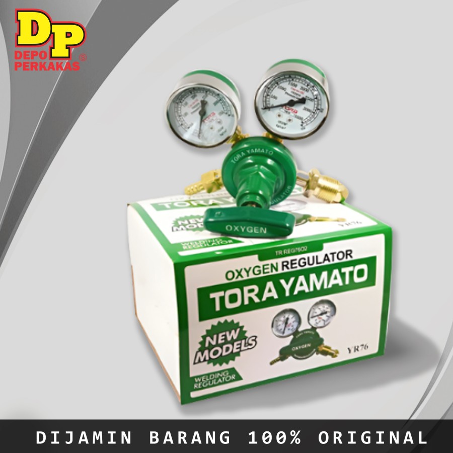 Jual REGULATOR LAS OKSIGEN YAMATO / REGULATOR LAS OXYGEN OXY YAMATO TORA | Shopee Indonesia
