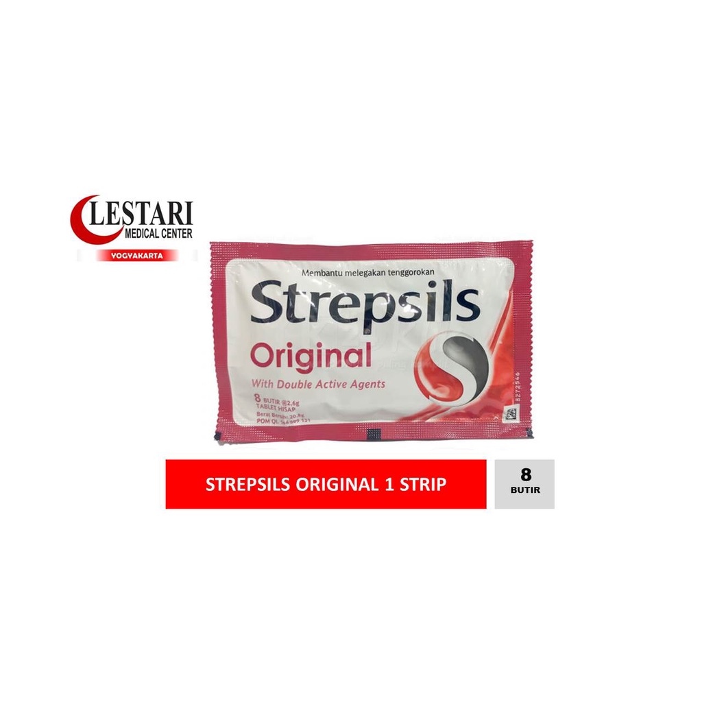 Jual permen strepsils ed 13 agustus 25 rasa original 1 strip / 8 butir ...