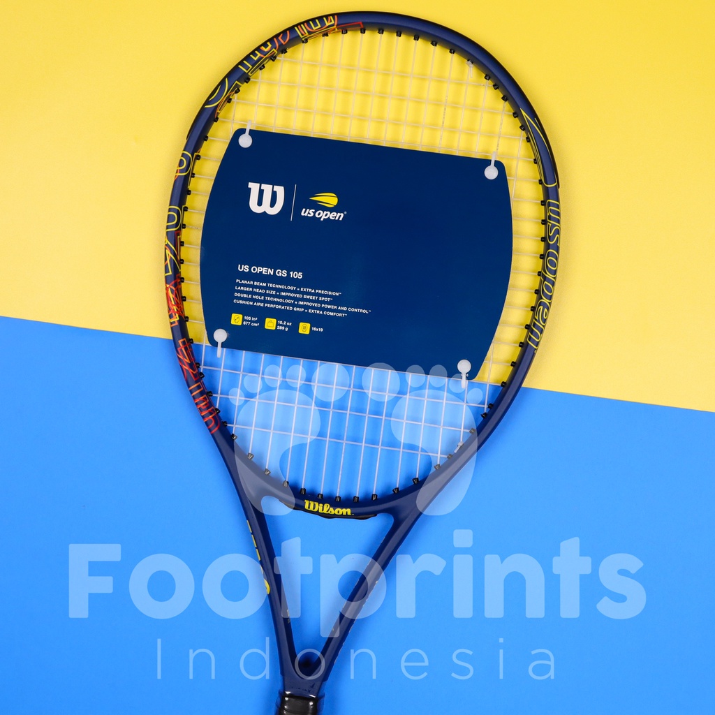 Jual Raket Tenis Wilson US Open GS 105 Tennis Racket Pemula 289 gr ...