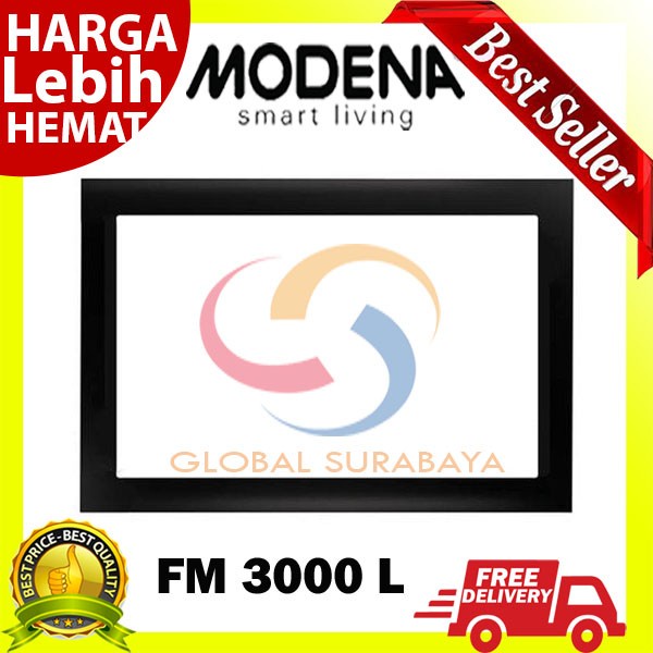 Jual Modena Fm 3000 L Frame Microwave - HITAM | Shopee Indonesia