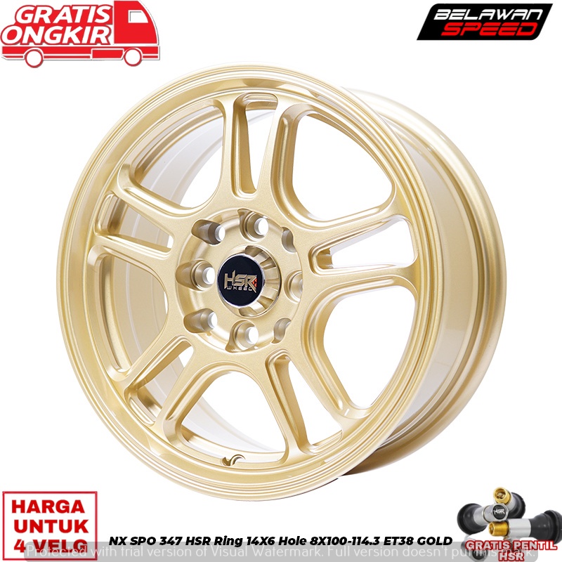 Jual VELG MOBIL RACING PELEK MODIFIKASI RING 14 PCD 4X100/114,3 UNTUK AVANZA XENIA KARIMUN KIA ...