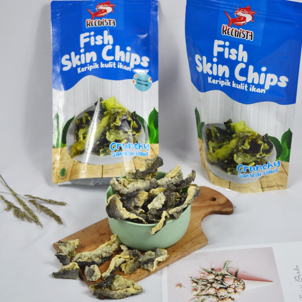 Jual Keripik kulit ikan patin TERMURAH 50gr Keripik Kulit Ikan Fish ...