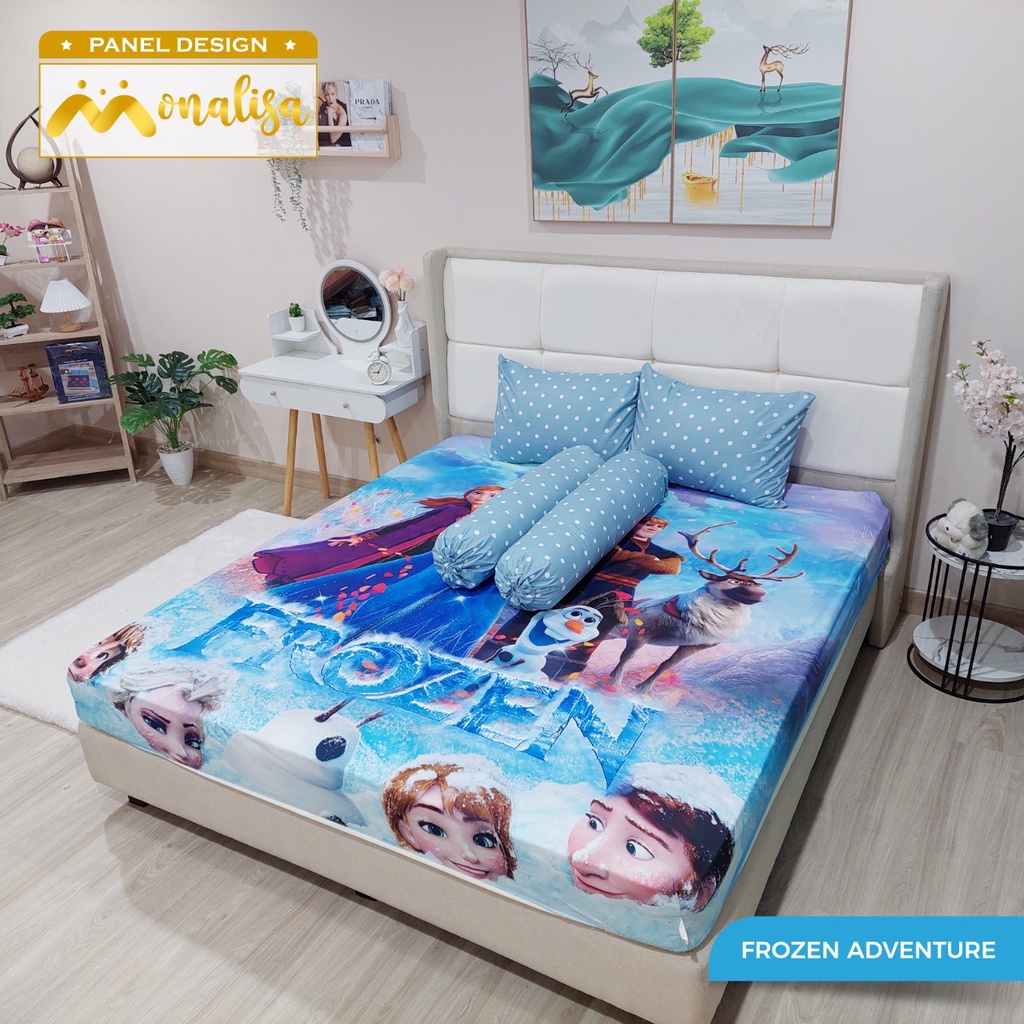 Jual Monalisa Sprei Panel Design/Desain 180X200 Frozen Adventure ...