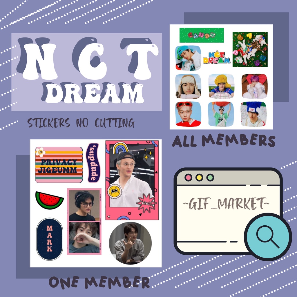 Jual Sticker|NCTSticker |NCT DREAM ALL MEMBERS OR ONE MEMBER|TREASURE ...