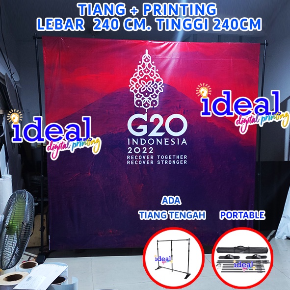 Jual Jumbo Banner - Giant Banner - Backwall INCLUDE PRINTING | Shopee ...