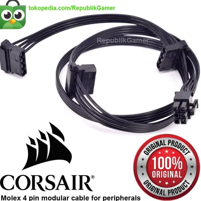 Jual PROMO Kabel Modular PSU Corsair Molex 4 pin (100% Original Corsair ...