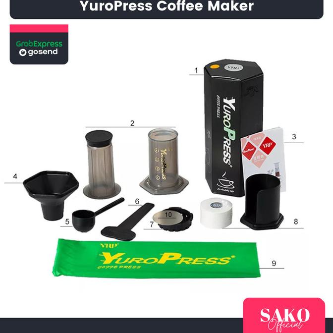 Jual Aeropress Yuropress Coffee Maker Aero Press Kopi Aerobie Filter ...