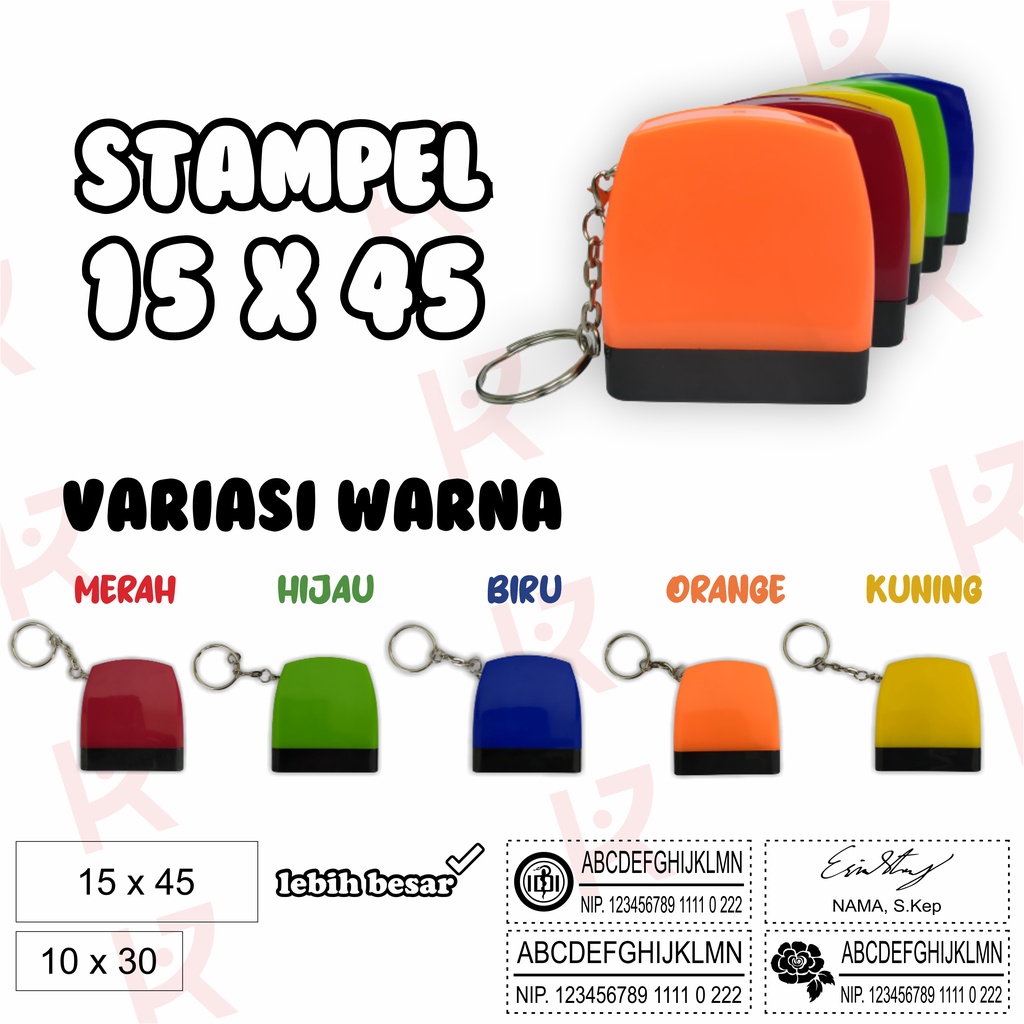 Jual STEMPEL 15x45 | DOKTER | BIDAN | PERAWAT | NIP | NAMA NOMOR HP | JABATAN I CUSTOM | Shopee ...