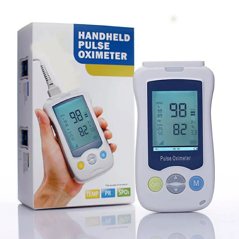 Jual Handheld Pulse Oximeter Portable SPO2 Handheld Pulse Oximeter For Adult Infant Newborn ...