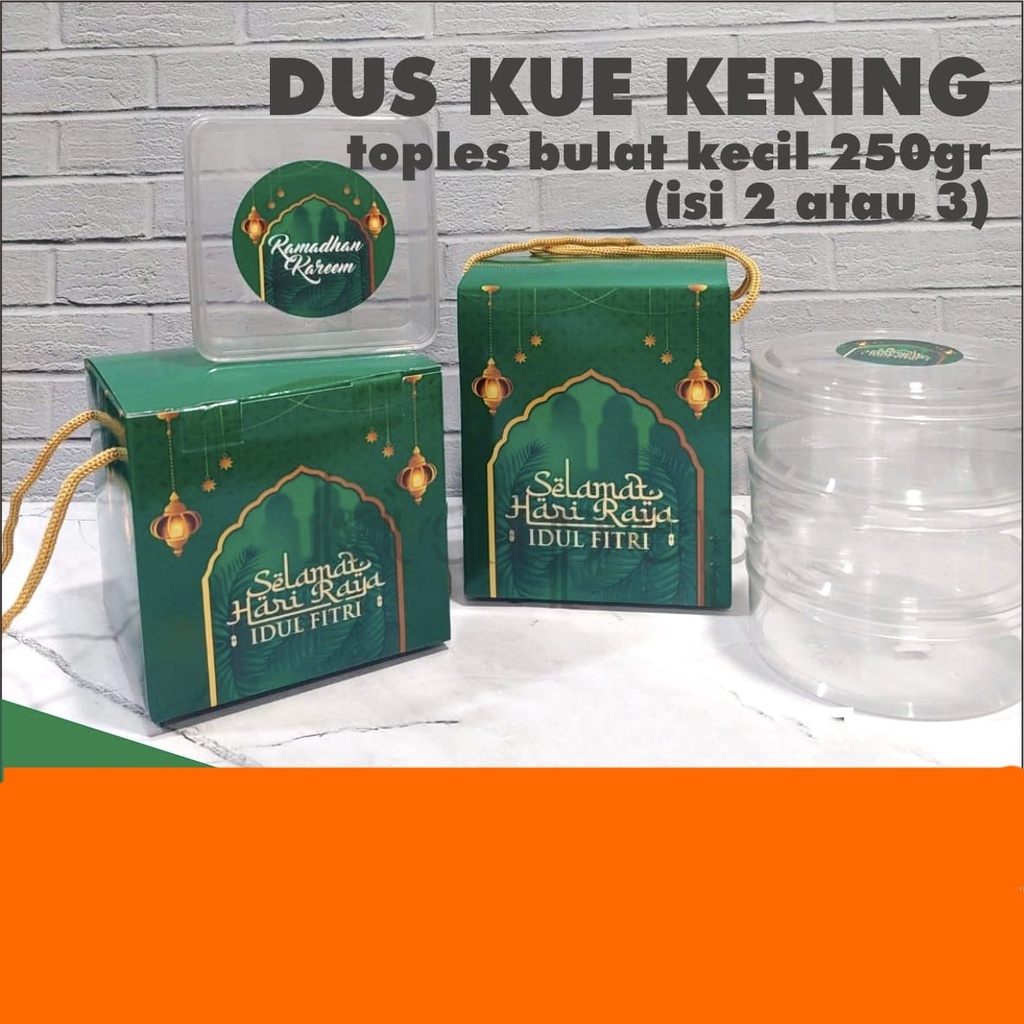 Jual Box lebaran 2 toples 250gr box lebaran 3 toples 250gr box lebaran ...