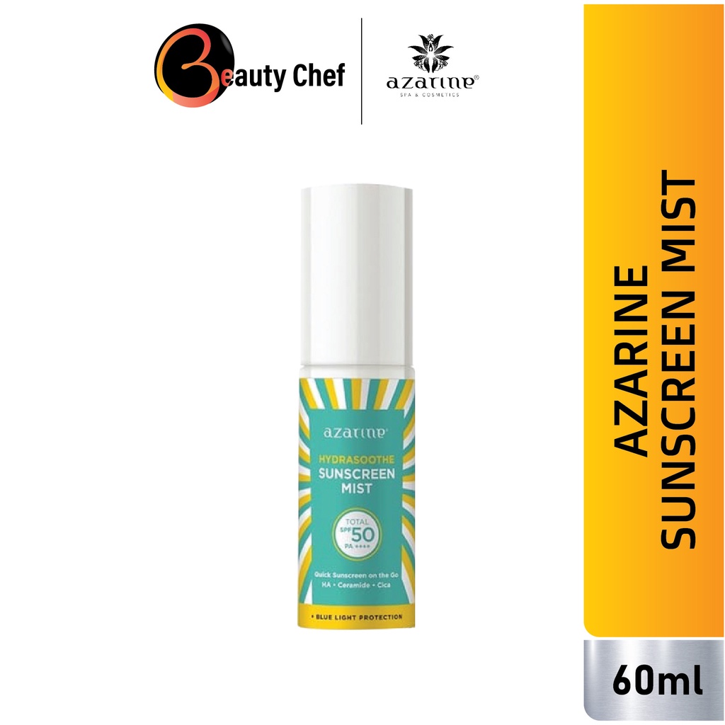 Jual Azarine Hydrasoothe Sunscreen Mist/ Sunscreen Spray SPF50 PA ...