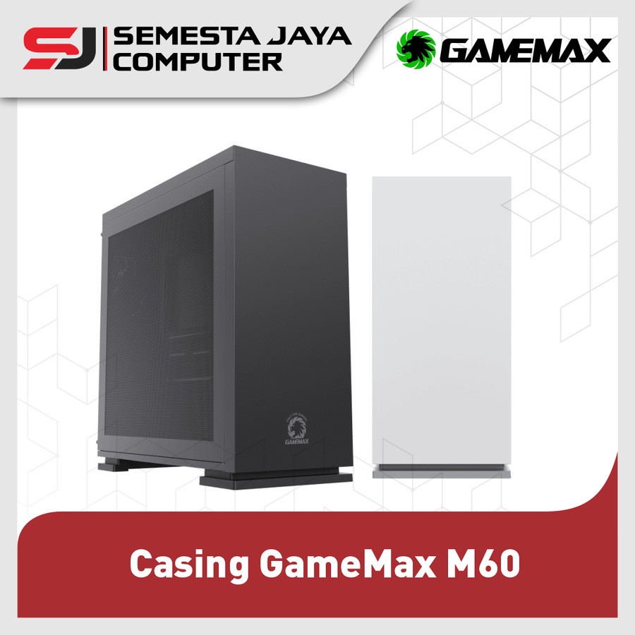 Jual Casing GameMax M60 DUAL Mesh Highflow Air m-ATX Gaming Case ...