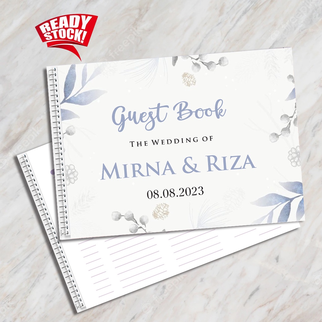 Jual Buku Tamu Pernikahan CUSTOM / wedding Guest Book / wedding book ...