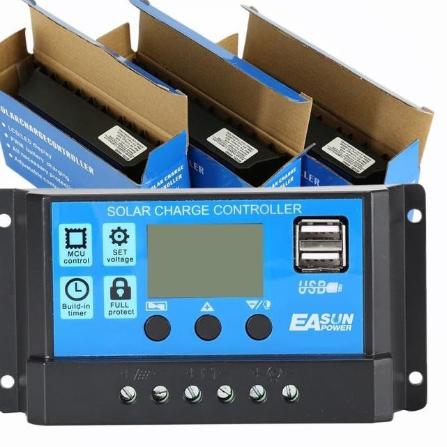 Jual 8.8 Solar Charge Controller 60A 50A 40A 30A 20A 10A Cell PWM 12V 24V | Shopee Indonesia