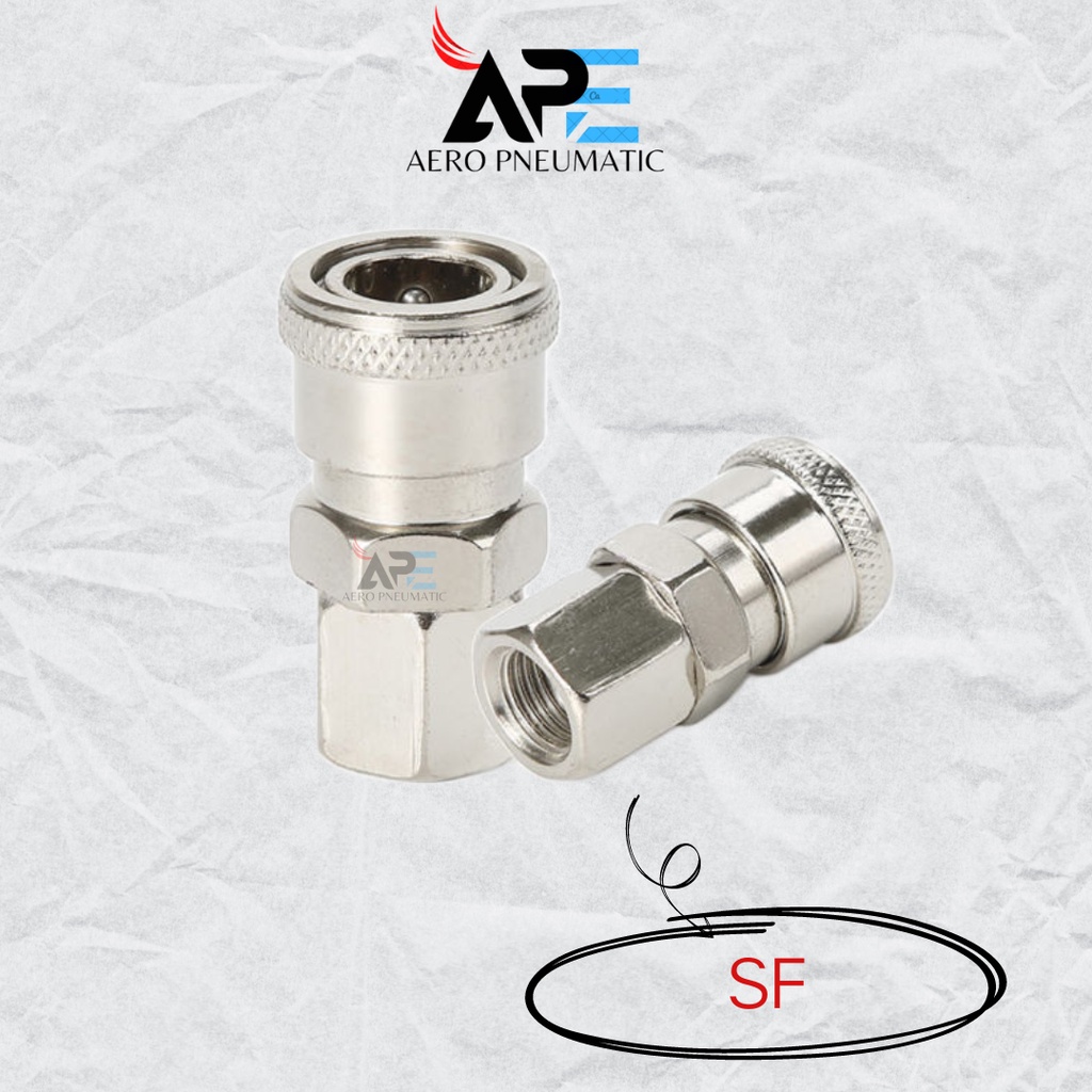 Jual Air Quick Coupler Female Connector Compressor Drat Female Type SF ...