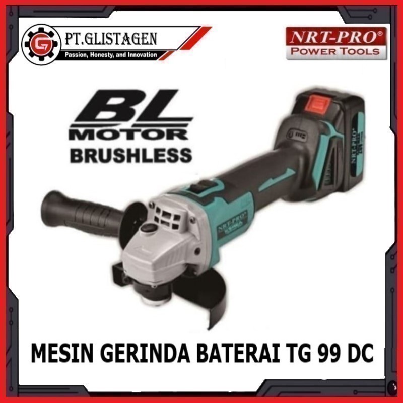 Jual Mesin Gerinda Baterai Cordless Disc Grinder 20 Volt NRT PRO TG 99 ...