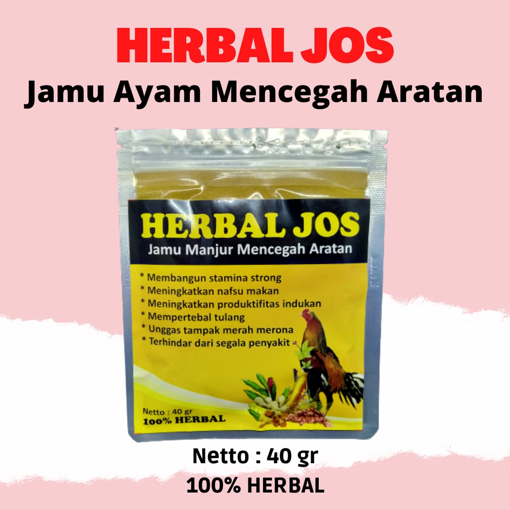 Jual JAMU MANJUR HERBAL JOS UNTUK AYAM MENCEGAH ARATAN 100% HERBAL ...