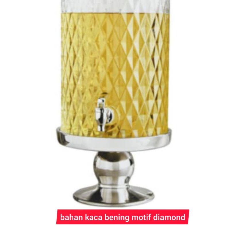 Jual dispenser bening kaca mewah elegan tempat minum minuman water ...