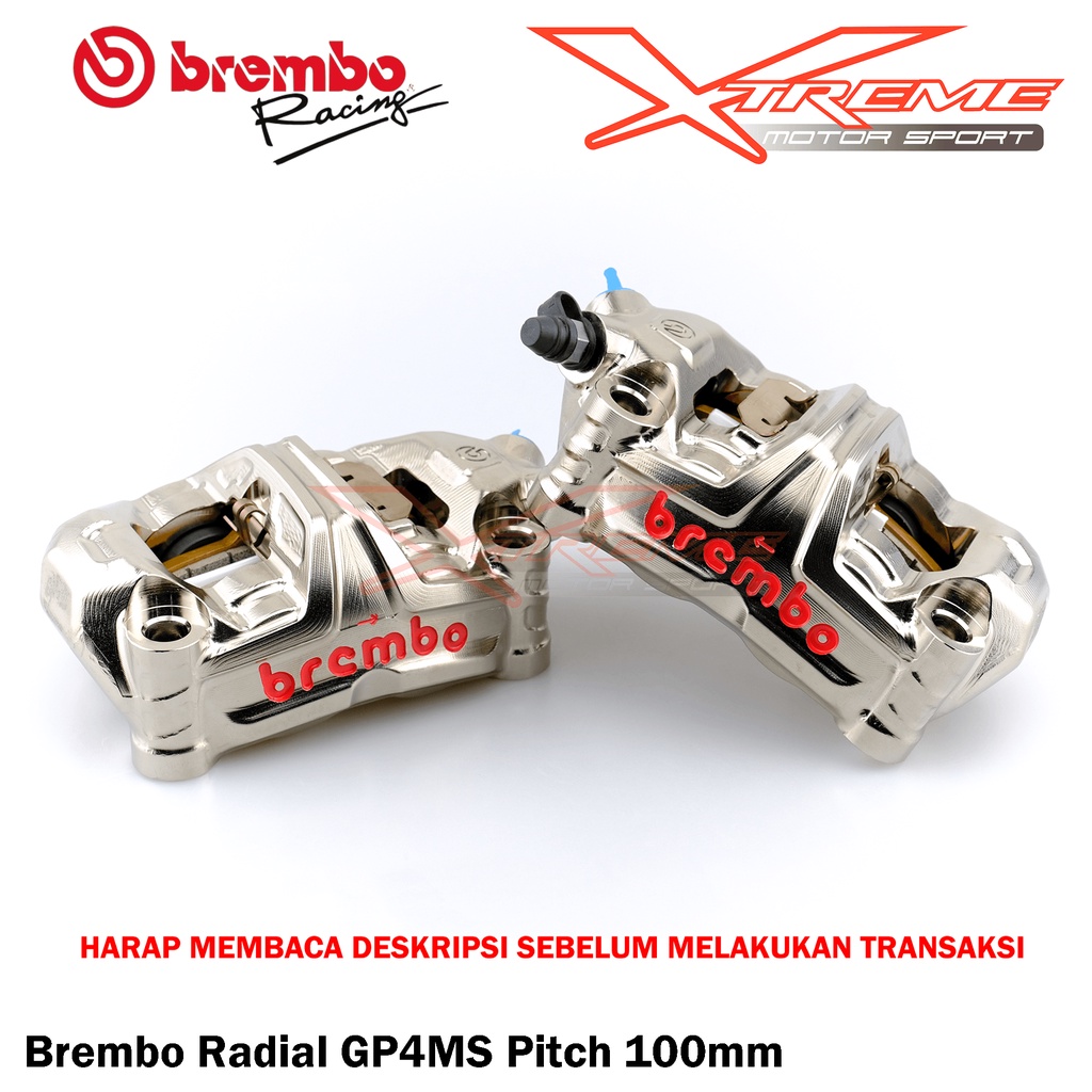 Jual Kaliper Brembo Radial Monoblock GP4MS / GP4RB Original Brembo Italy | Shopee Indonesia