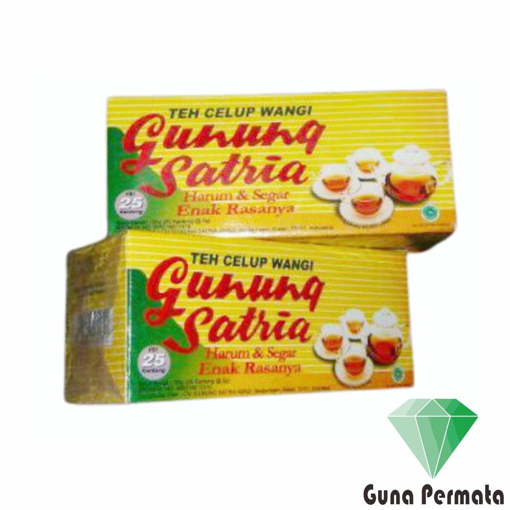 Jual [spin1] Gunung Satria Teh Celup Tea Bag 25 Pcs Teh Wangi Khas ...