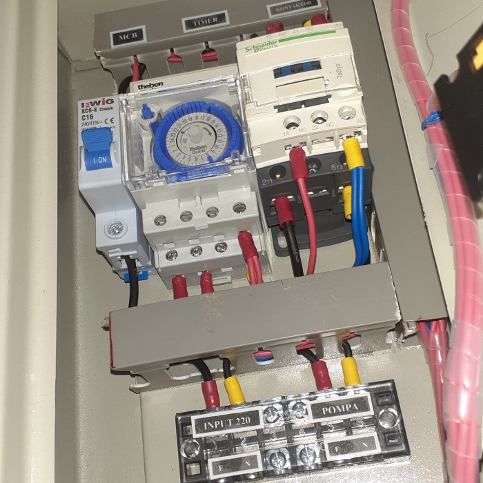 Jual PANEL TIMER THEBEN POMPA KOLAM RENANG 1 FASA 220 VOLT | Shopee ...
