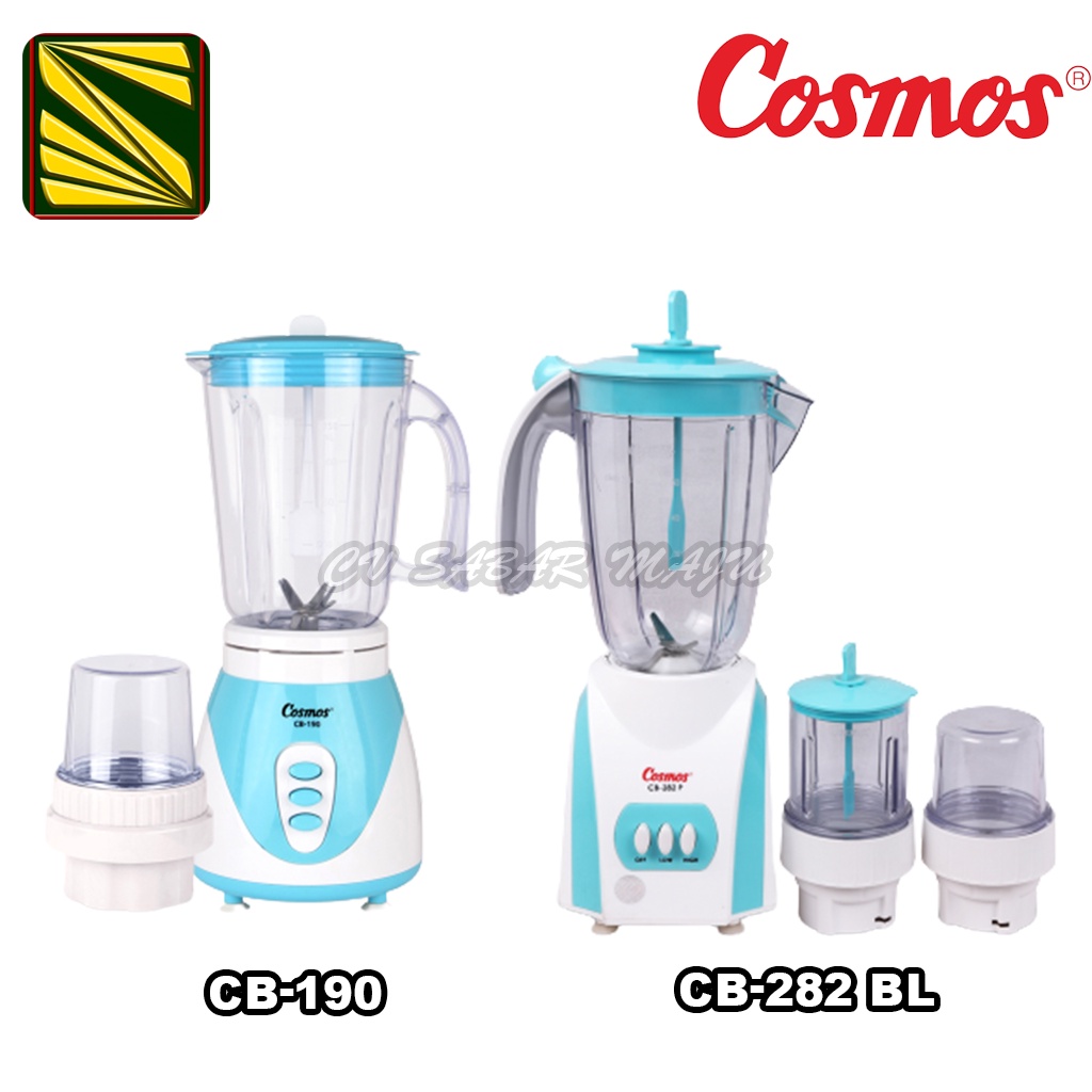 Jual Cosmos Blender CB 190 (1.5 L) & CB 282 BL Biru (2 L) | Shopee Indonesia