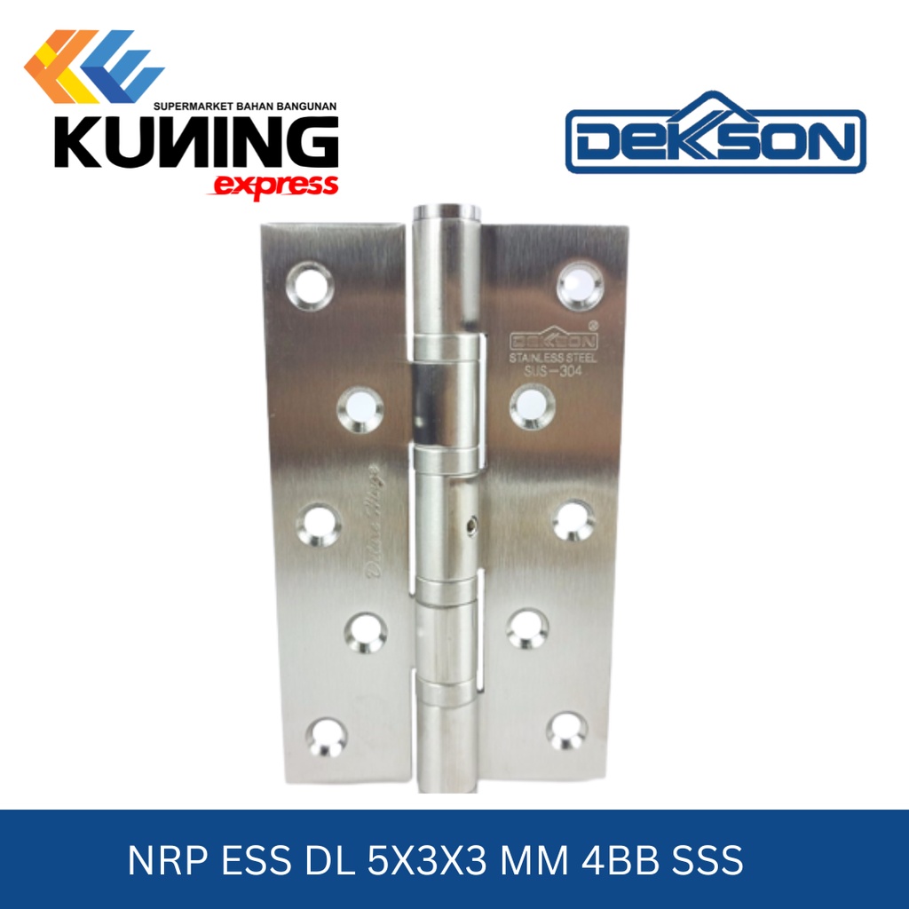 Jual Engsel Pintu Cendela // Dekkson Hinge NRP ESS DL 5X3X3 MM 4BB SSS ...