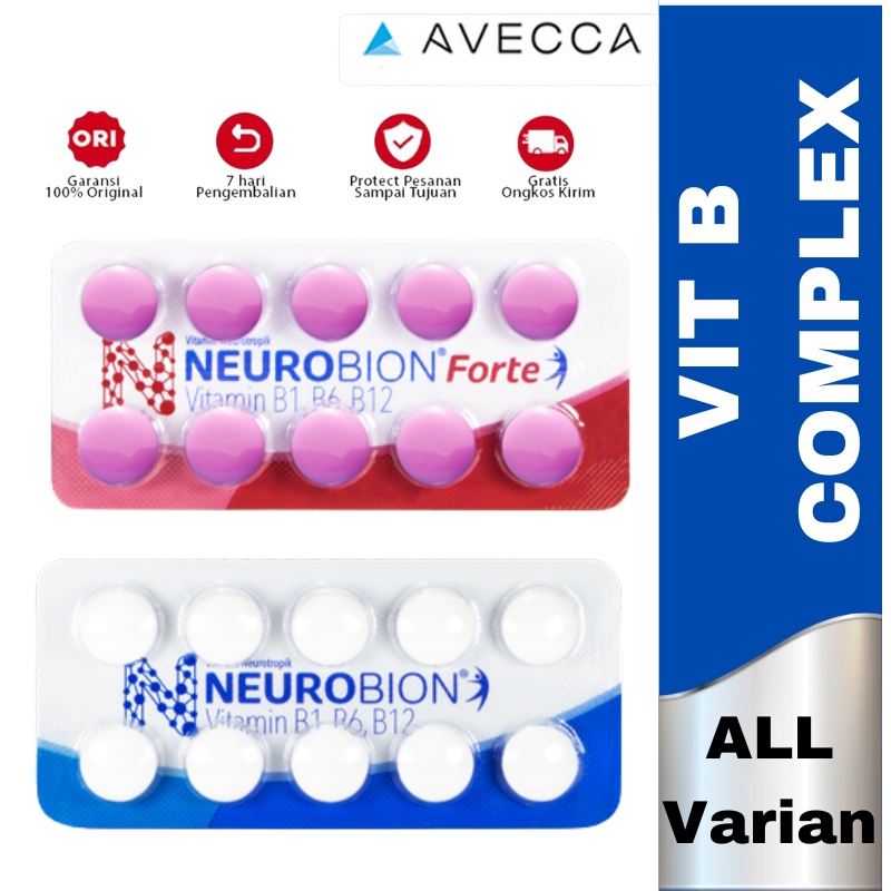 Jual Neurobion 10 Tablet / Neurobin Forte / Neurobion Pink / Vitamin B ...