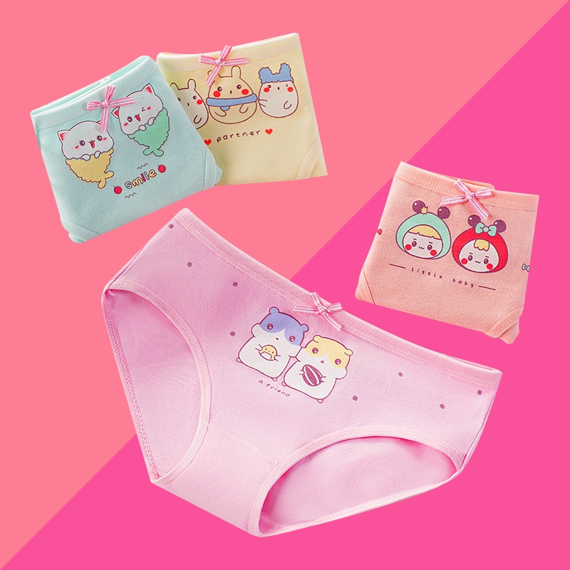 Jual (2-12 Tahun)Katun murni Celana Dalam Anak cewek bayi Versi Fashion ...