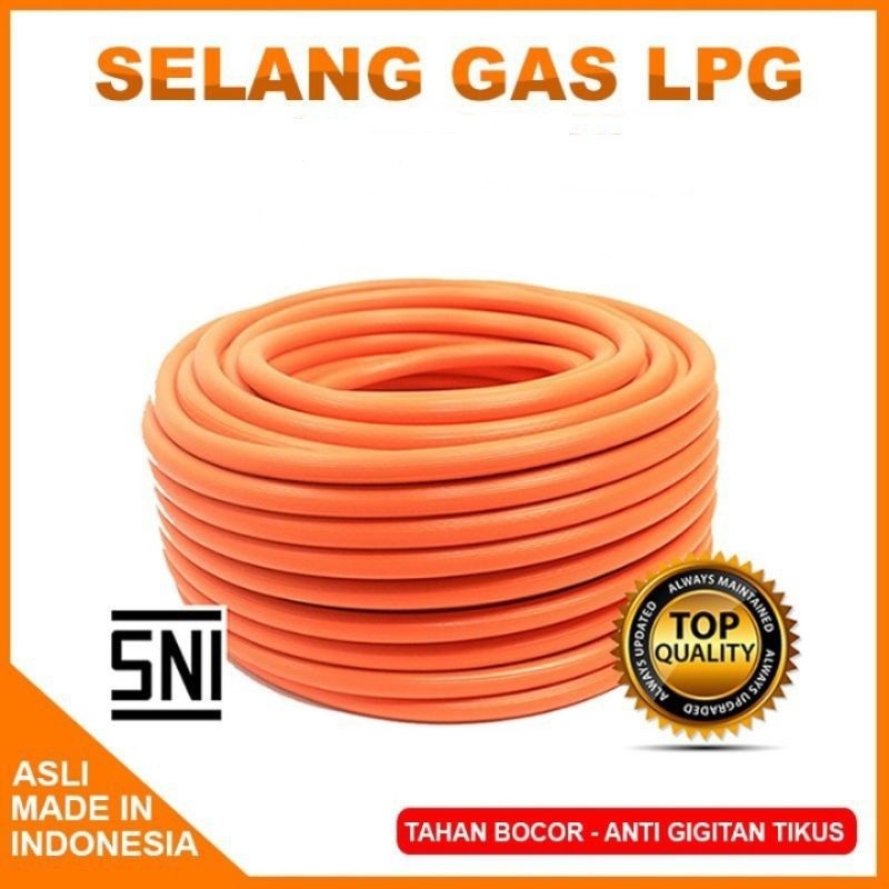 Jual 1 ROLL 50M Selang Gas Orange Selang LPG Selang Regulator Kompor ...