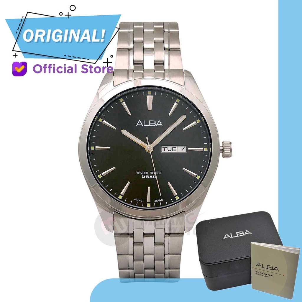 Jual Jam Tangan Pria Analog ALBA AJ6179 Original Garansi Resmi | Shopee ...