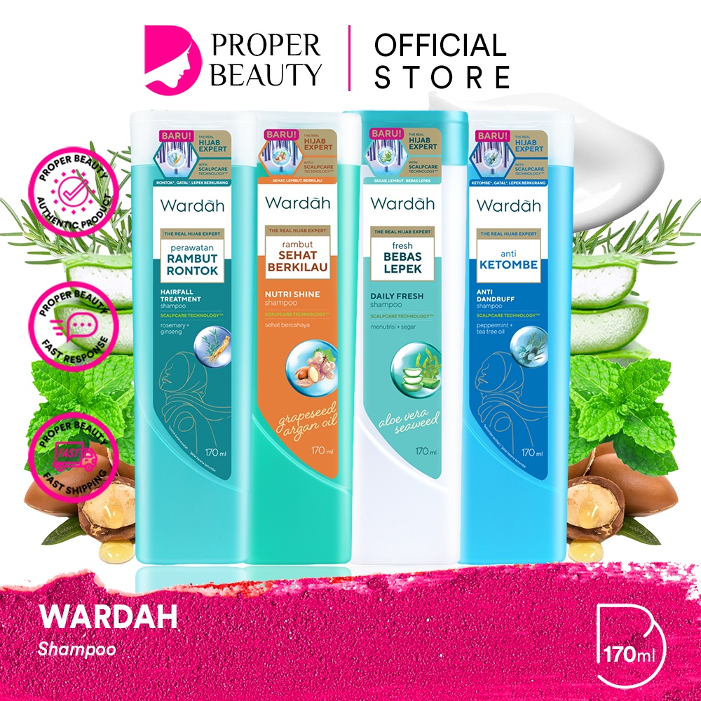Jual WARDAH Shampoo Indonesia / Sampo Rambut 170ml / The Real Hijab ...