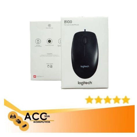 Jual MOUSE USB LOGITECH B100 | Shopee Indonesia