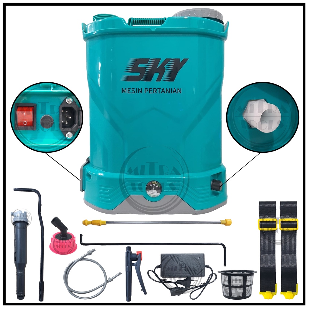 Jual SKY Sprayer Elektrik 18 Liter 2In1 Mesin Semprotan Hama Pertanian ...