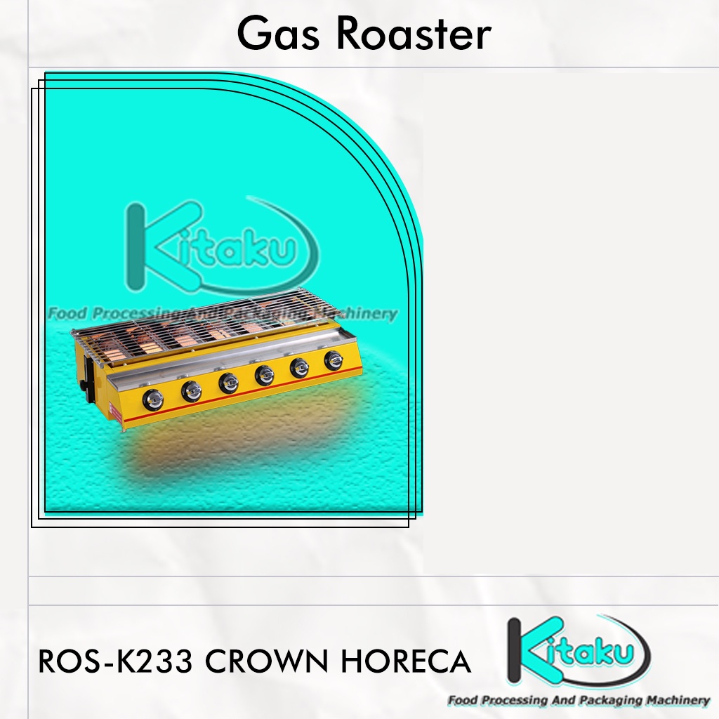 Jual Gas Roaster 6 Burner ROS-K233 | Shopee Indonesia