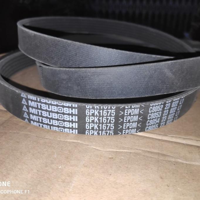Jual Mitsuboshi Fan Belt 6Pk1675 Epdm Tali Kipas Fanbelt 6Pk 1675 Proton Debezzz | Shopee Indonesia