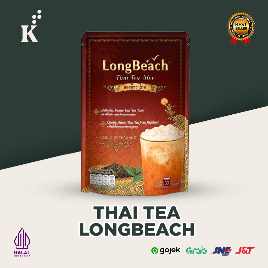 Jual Thai Tea Mix Longbeach 400 gr | Shopee Indonesia