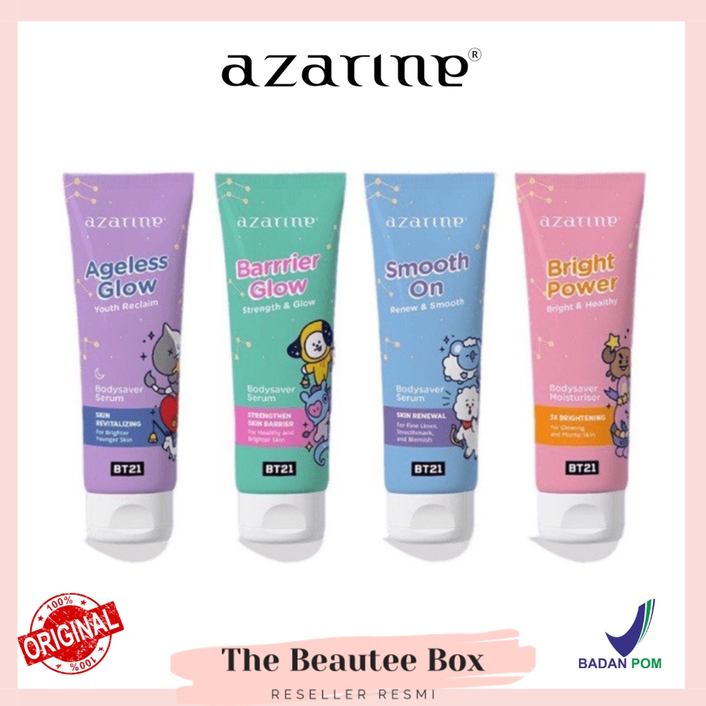 Jual AZARINE x BT21 Body Saver Serum Barrier Glow // Ageless Glow ...