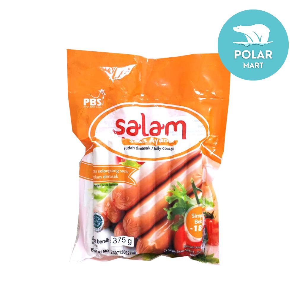 Jual Salam Sosis Ayam 375 Gram (FROZEN FOOD BANDUNG) | Shopee Indonesia