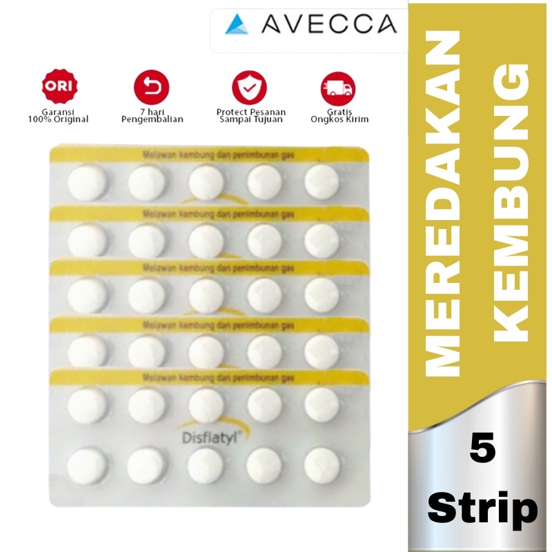 Jual Isi 5 Strip @10 Tab Disflatyl / Obat Kembung / Maag / Asam Lambung ...