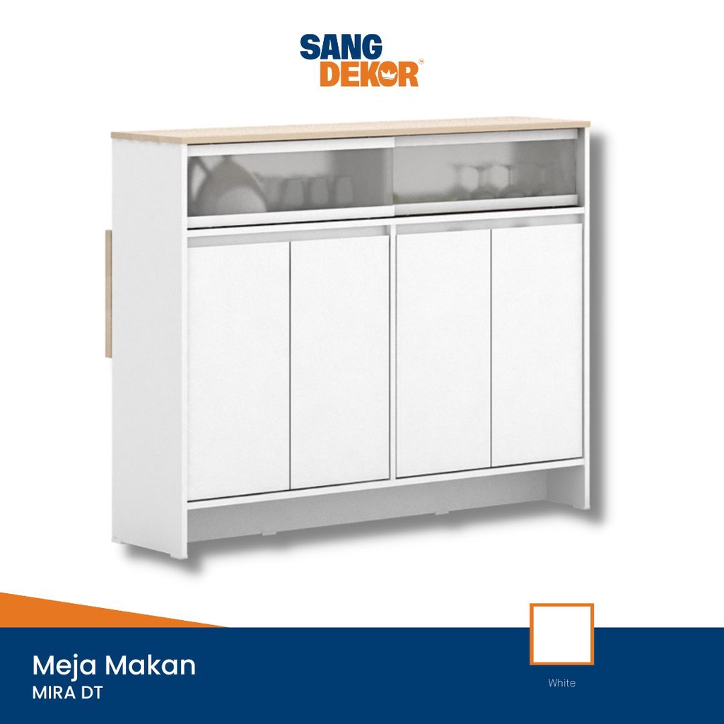 Jual MIRA DT MEJA MAKAN/MEJA DAPUR/BUFFET/BUFFET SERBAGUNA/MEJA ...