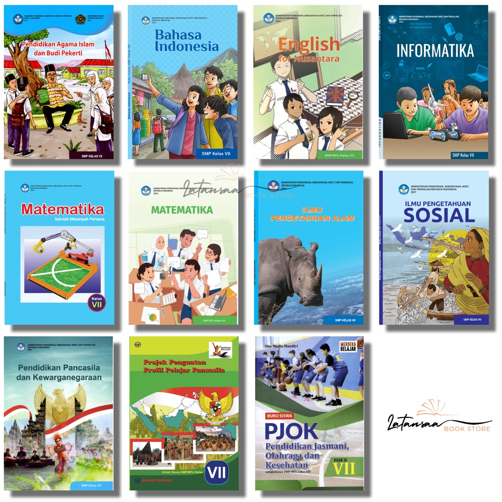 Jual BUKU PAKET KELAS 7 SMP/MTS KURIKULUM MERDEKA / KURIKULUM PENGGERAK | Shopee Indonesia