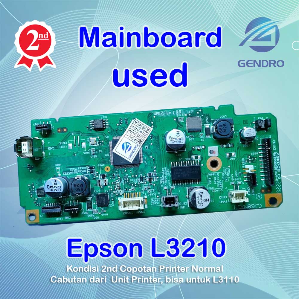 Jual Mainboard Printer Epson L3110 bisa untuk L3210 cabutan normal ...