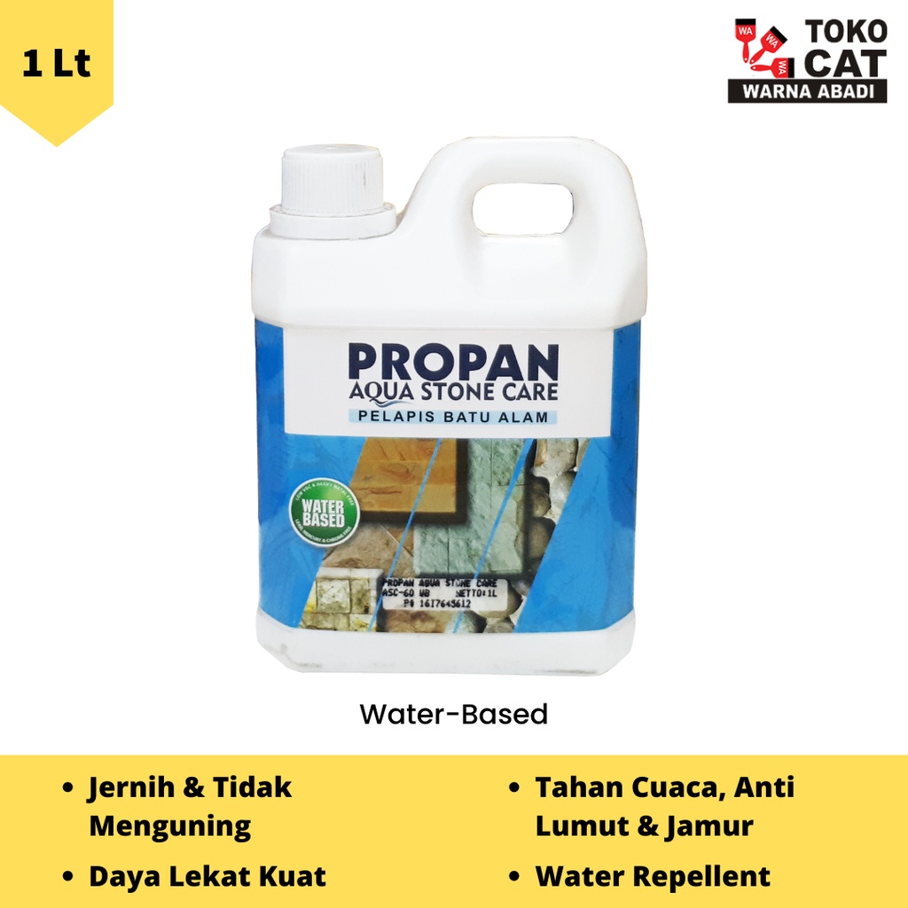 Jual CAT BATU ALAM PROPAN AQUA STONE CARE 1 LITER | Shopee Indonesia