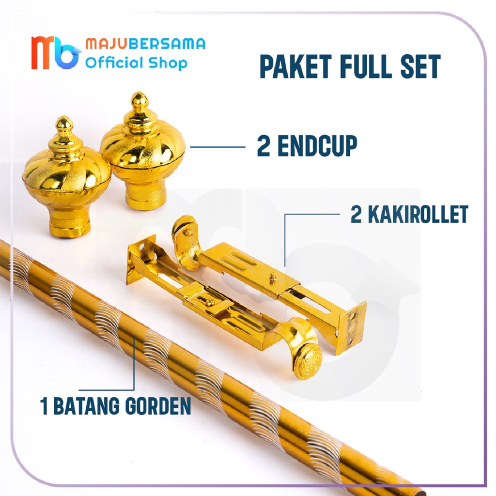 Jual Besi Gorden Full Set/Tiang Gorden/Rel Gorden/Batang Hordeng ...