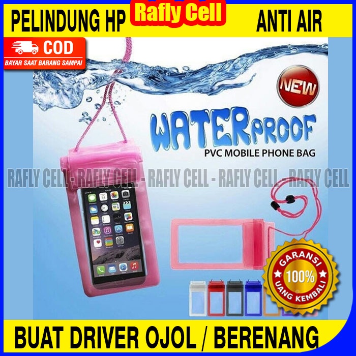 Jual Waterproof Bag XL Plastik Case Pelindung HP 6,5 Inci Anti Air ...
