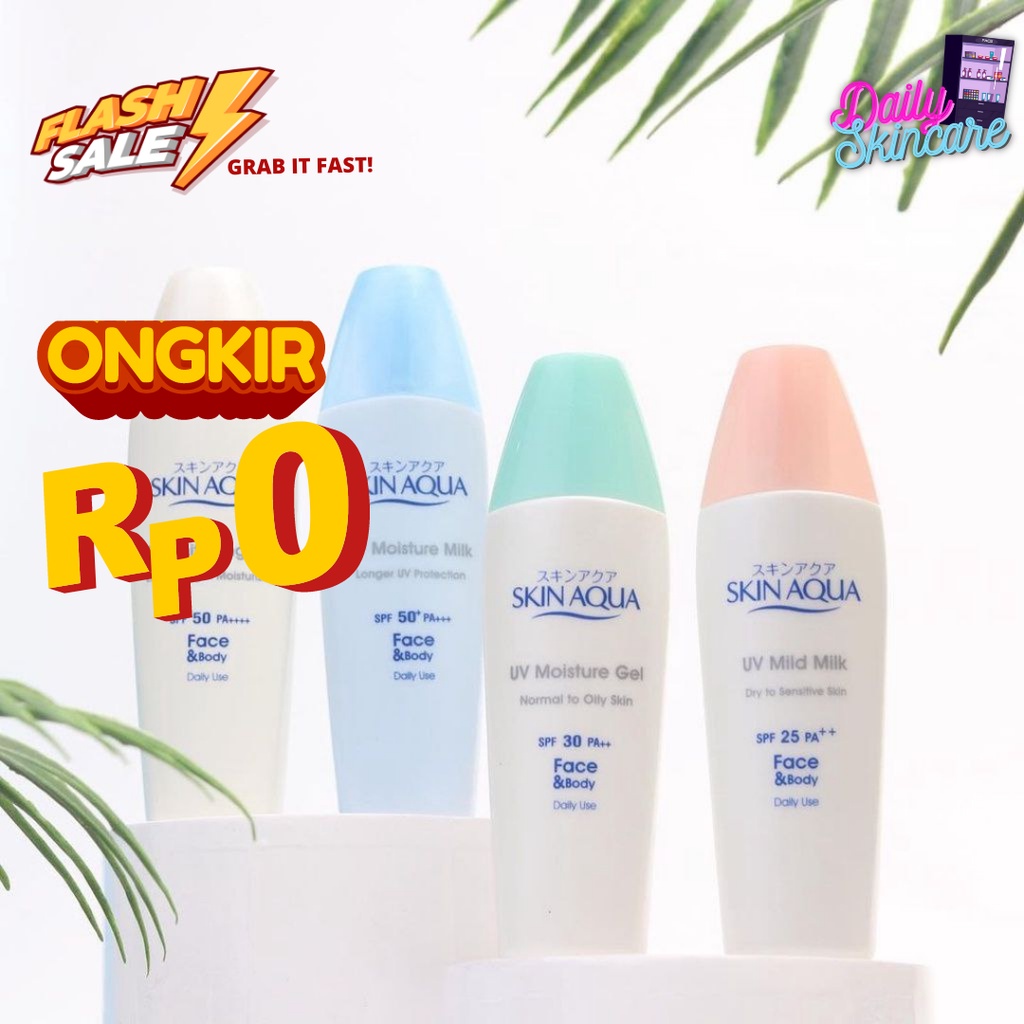 Jual Skin Aqua Uv Sunscreen All Variant: Skin Aqua Uv Moisture Milk ...