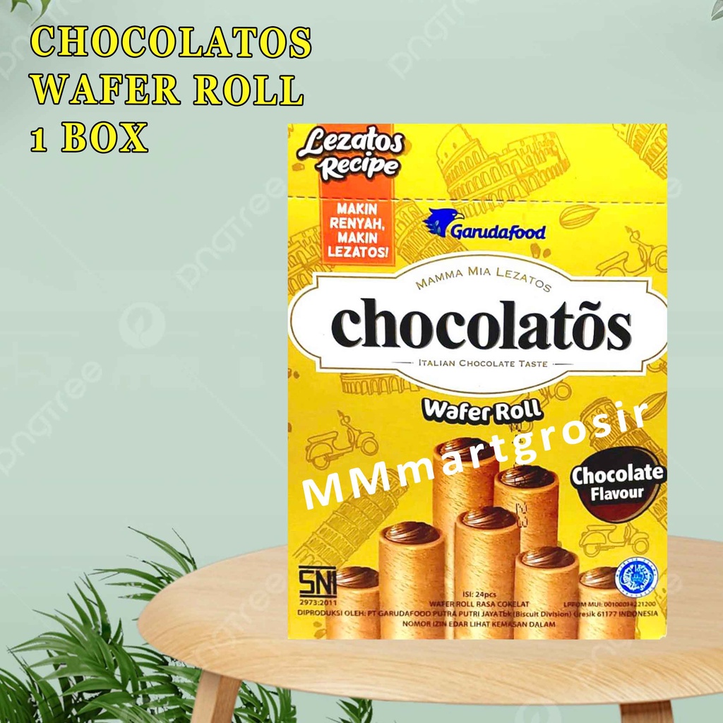 Jual CHOCOLATOS WAFER ROLL MIN 1 BOX 24pcs | Shopee Indonesia