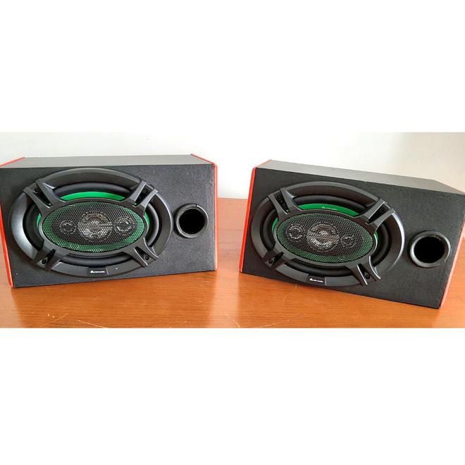 Jual Custom Paket Audio Mobil Speaker/ Subwoofer + Box Speaker Oval 6 ...
