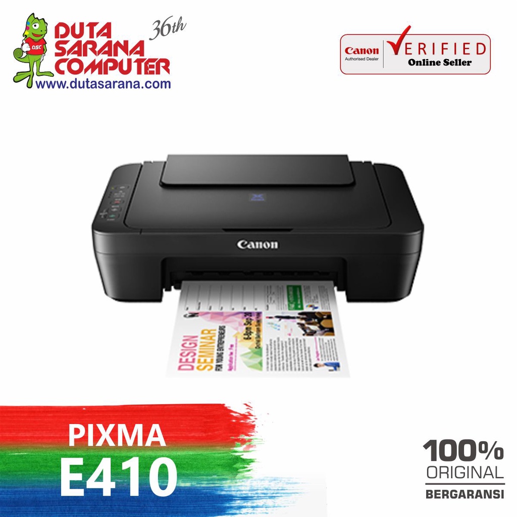 Jual PRINTER Canon Pixma E-410 E410 E 410 Print Scan Copy A4 Garansi ...